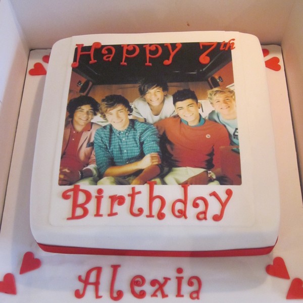 One Tier One Direction Birthday Cake | Neo Cakes