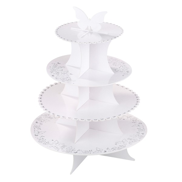 Wedding Cupcakes 4 Tier Cake Stand | Neo Cakes