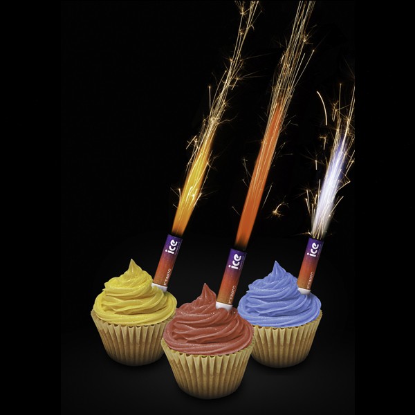 Multi-Colour 30 Second Cake Sparkler | Neo Cakes